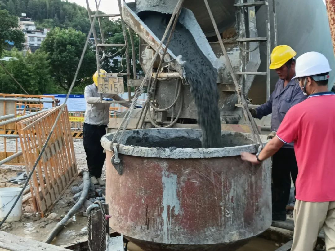 宁德至古田高速公路C3合同段首根桩基混凝土浇筑完成 - 砼牛网