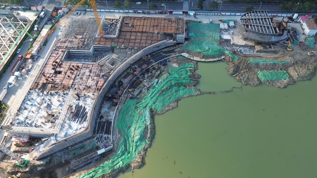 无锡XDG-2021-91号地块开发建设项目地下室混凝土浇筑完成冲出正负零 - 砼牛网